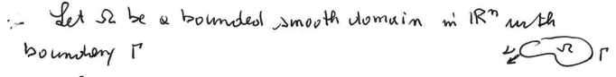 Solved ∴ Let Ω be a bounded smooth vlomain in Rn unth | Chegg.com