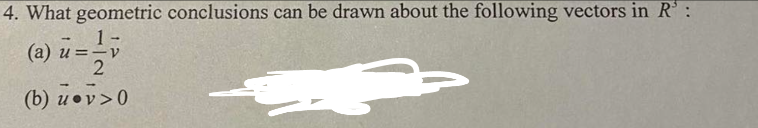 Solved What geometric conclusions can be drawn about the | Chegg.com