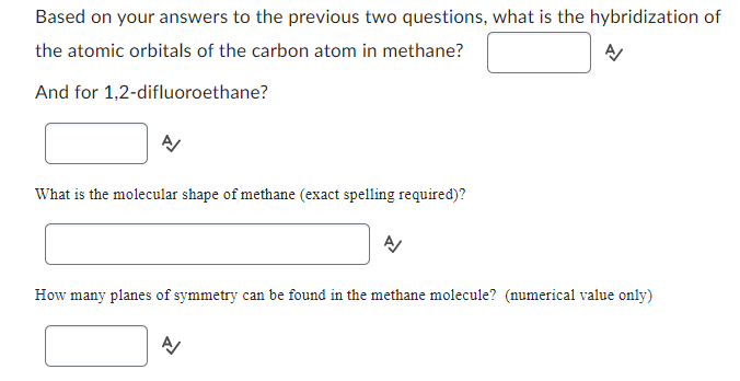 Solved Using a model kit, construct models of methane (CH4) | Chegg.com