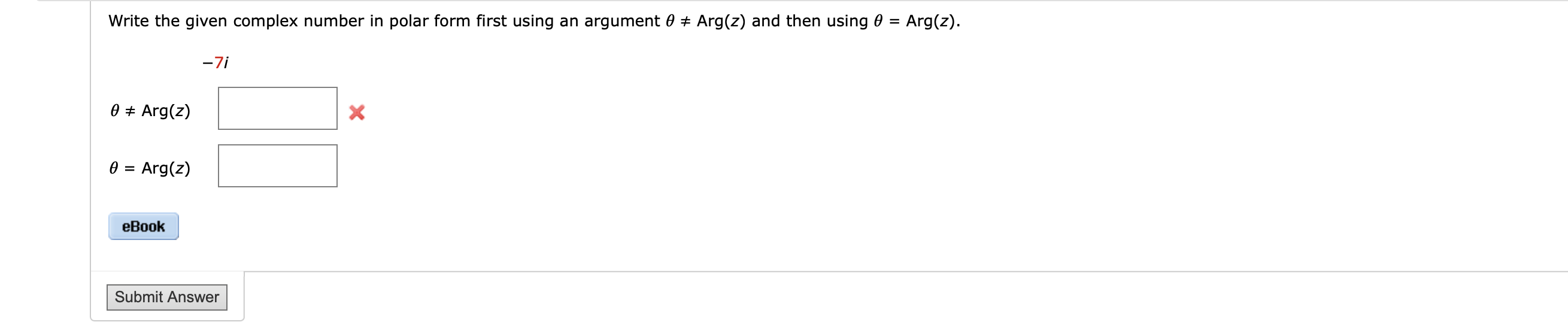 Solved Write the given complex number in polar form first | Chegg.com