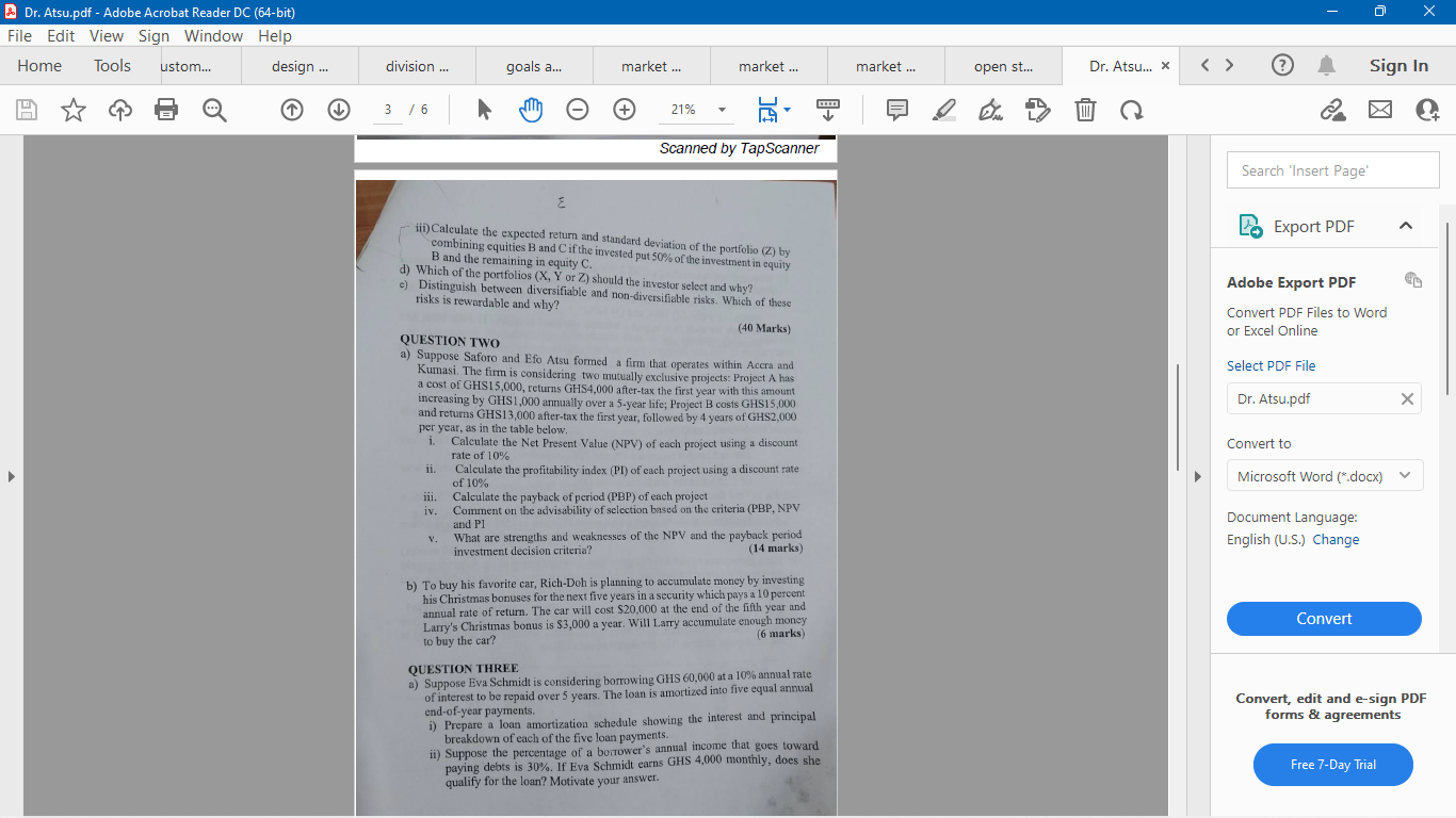 Solved Dr. Atsu.pdf - Adobe Acrobat Reader DC (64-bit) File | Chegg.com