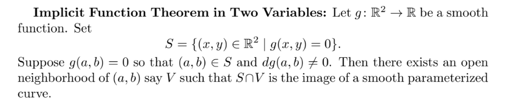 Implicit Function Theorem in Two Variables: Let g: R2 | Chegg.com