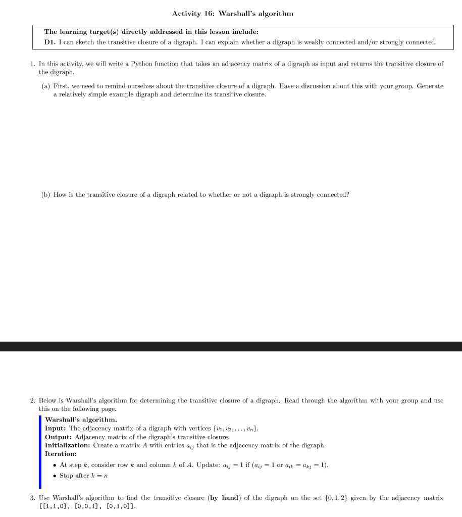 Solved Please answer program and show indentation when | Chegg.com