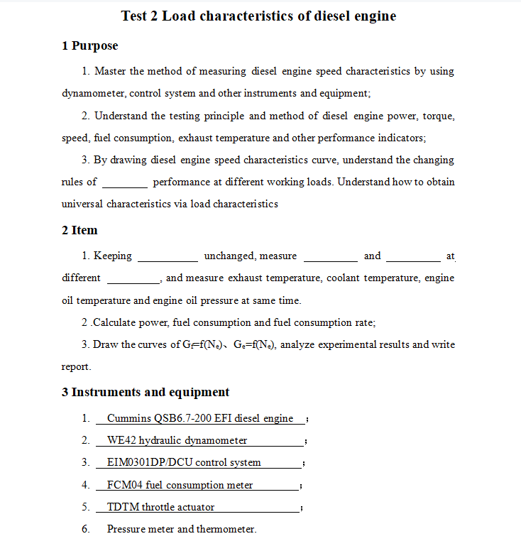 Solved 1 Purpose 1. Master the method of measuring diesel | Chegg.com