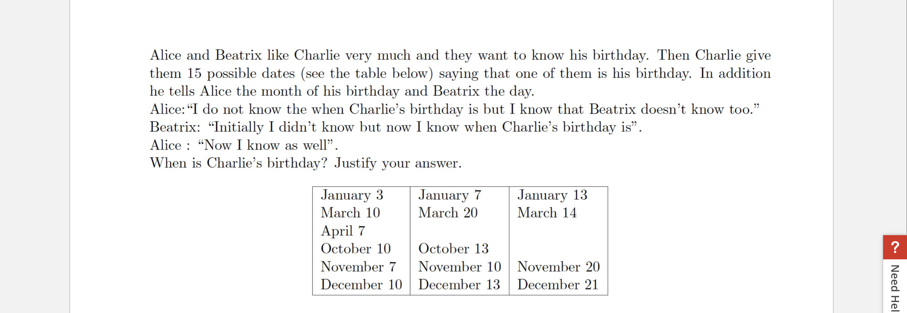 Solved Alice and Beatrix like Charlie very much and they | Chegg.com