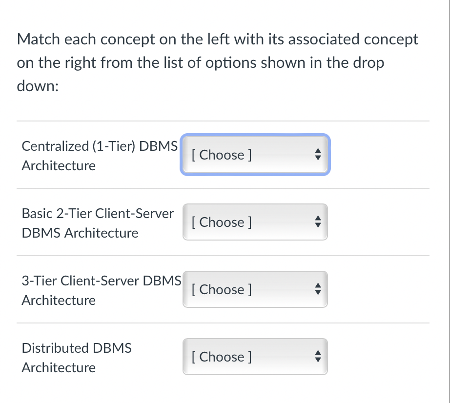 Solved Match each concept on the left with its associated | Chegg.com