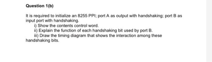 CPCS 373 - Microprocessor Assignment-2 Second | Chegg.com