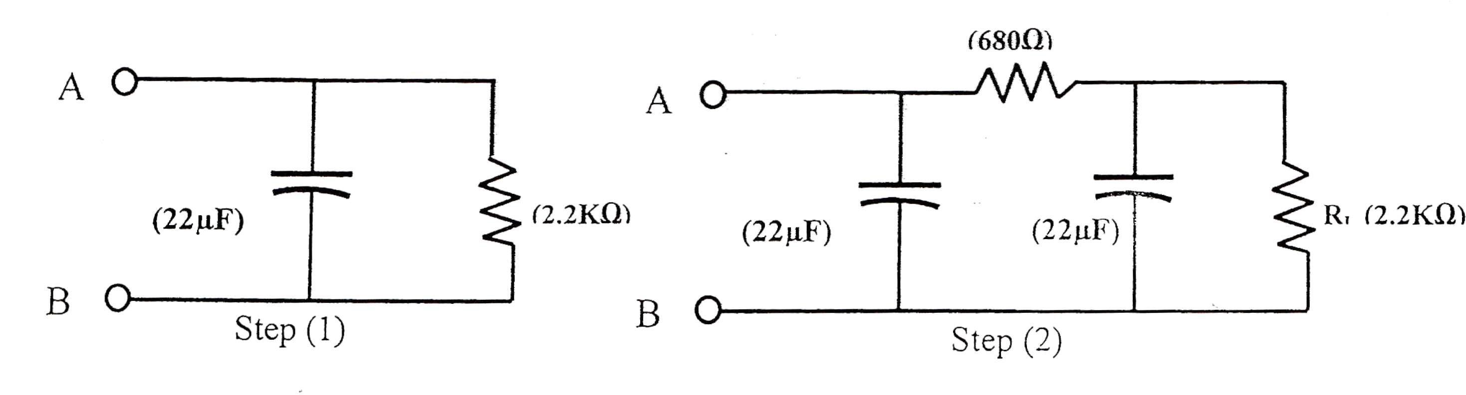 Solved Discuss the action of the filter circuit when | Chegg.com