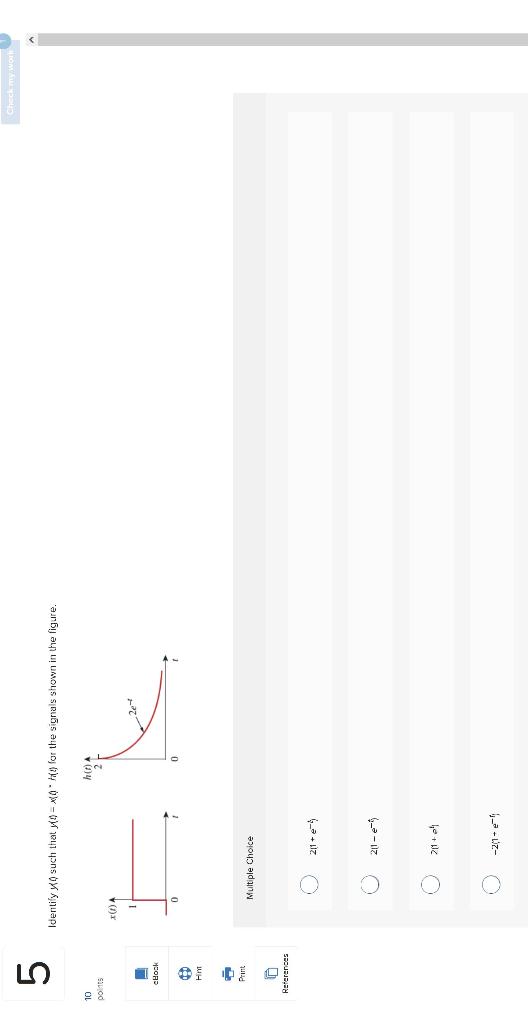Solved Identify yQ such that M(d−x(a∗h(d) for the signals | Chegg.com