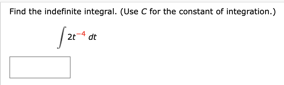 Solved Find the indefinite integral. (Use C for the constant | Chegg.com