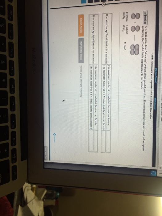 Solved A pi bond arises from "sideways" overlap of two | Chegg.com