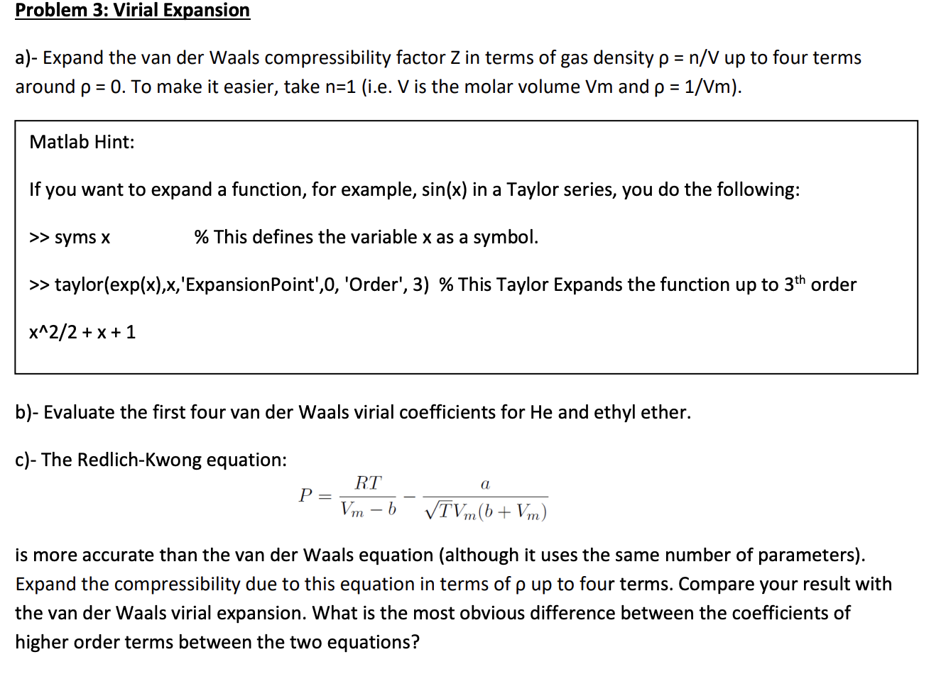 I need help with question 3: a,b,c, i'm stuck and | Chegg.com