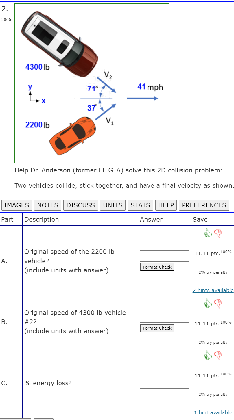 Solved Help Dr. Anderson (former EF GTA) solve this 2D | Chegg.com