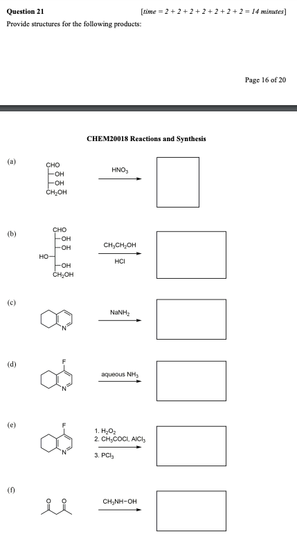 Solved Question 21 Provide structures for the following | Chegg.com
