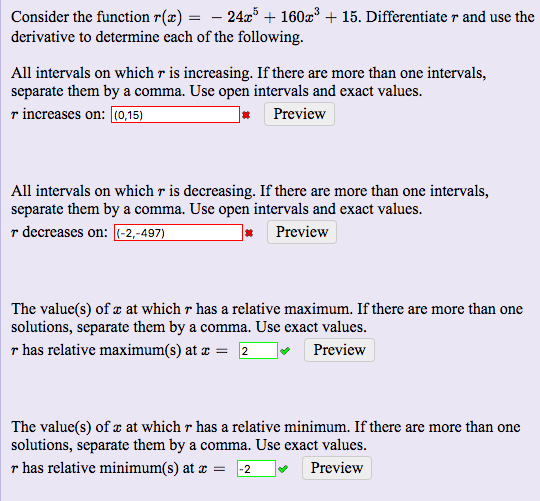 Solved Find the maximum and minimum values of the function | Chegg.com