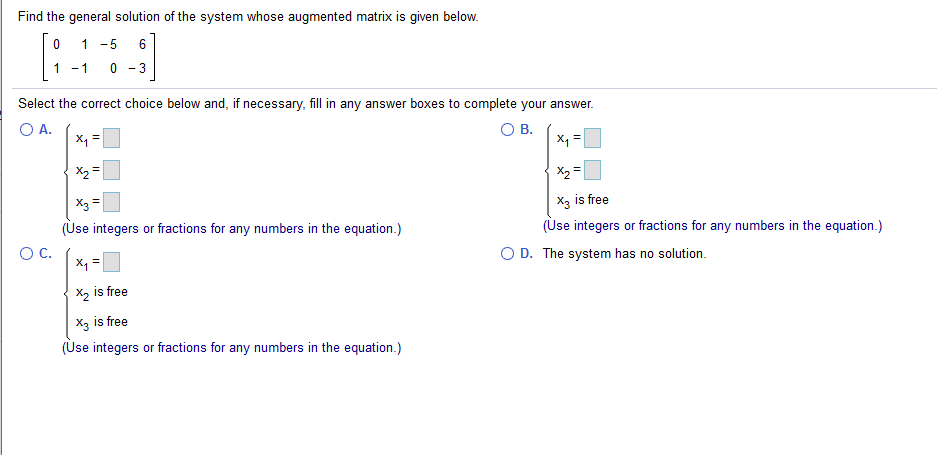 Solved Find the general solution of the system whose | Chegg.com