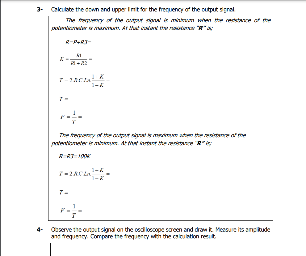 Solved EXPERIMENT: 4.1 ANALYZING ASTABLE MULTIVIBRATORS | Chegg.com