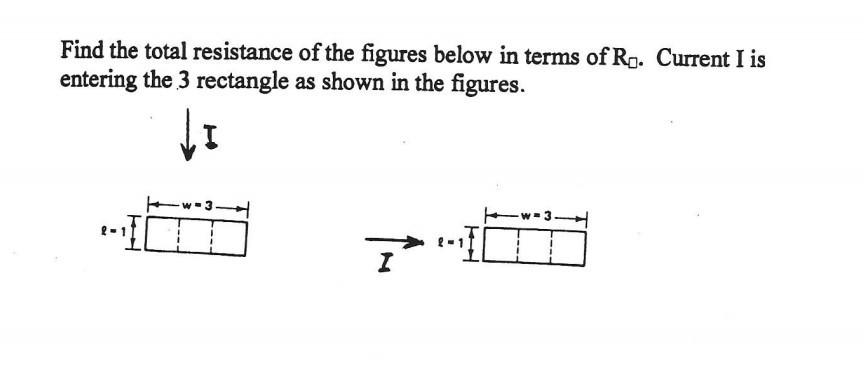 Solved Find the total resistance of the figures below in | Chegg.com