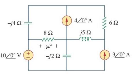 Solved -j492 10/0° V +1 8 Ω -j2 Ω 4 ) 4/0° A 15 Ω m 6Ω 3/0° | Chegg.com