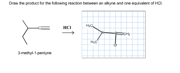 Solved Draw the product for the following reaction between | Chegg.com
