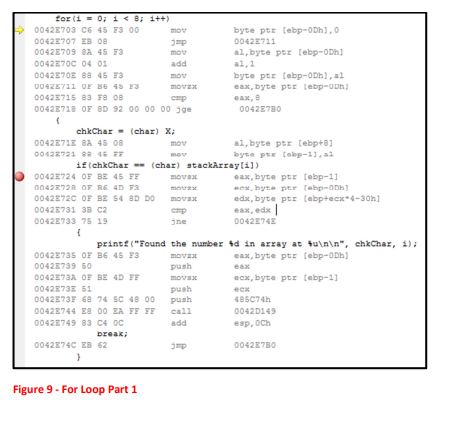 Solved Figure 9 - For Loop Part 17.d. ( 0.5pts ) In the | Chegg.com