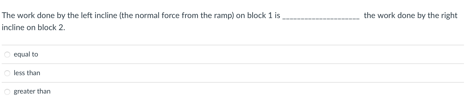 Solved Two identical blocks are pushed up frictionless | Chegg.com