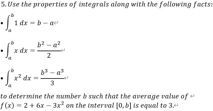 Solved 5. Use the properties of integrals along with the | Chegg.com