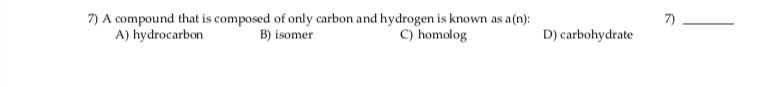 Solved Functional Groups 1) What is the correct condensed | Chegg.com