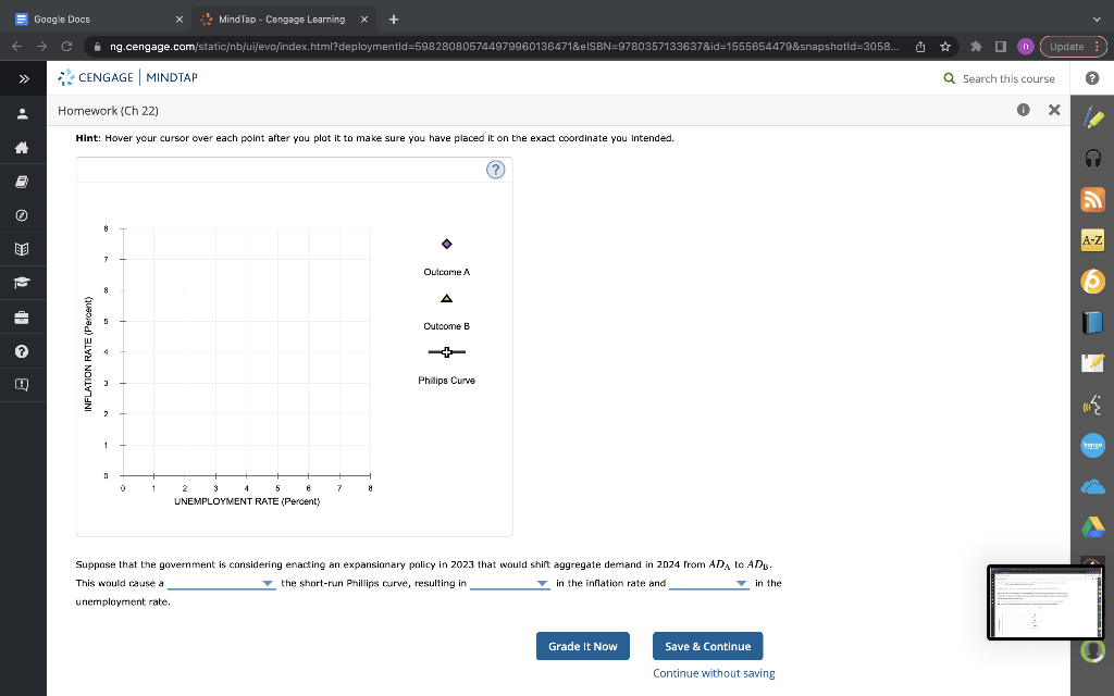 In the year 2023, aggregate demand and aggregate | Chegg.com