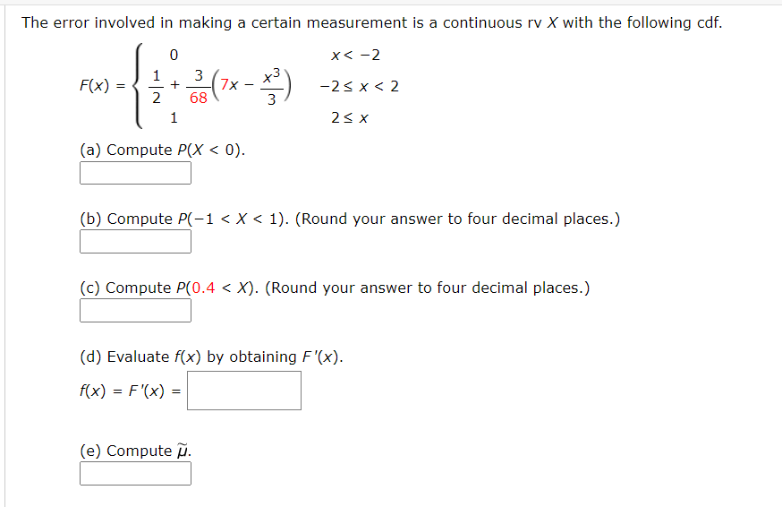 Solved The error involved in making a certain measurement is | Chegg.com