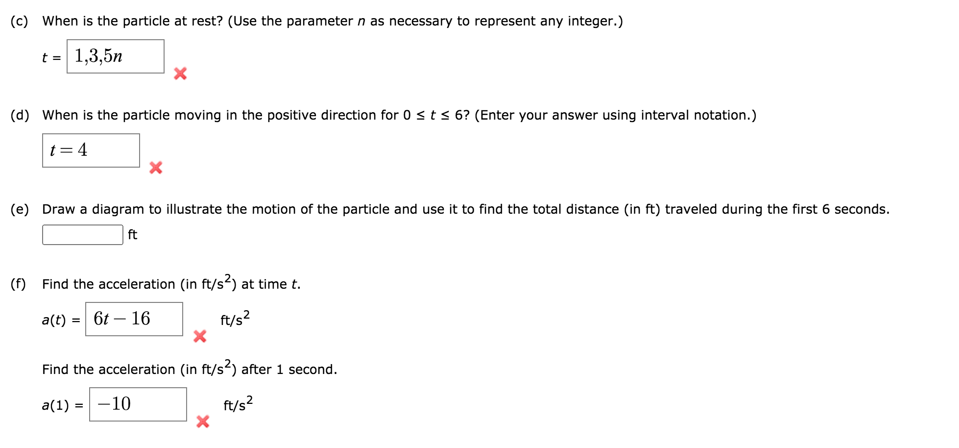 Solved A graphing calculator is recommended. A particle | Chegg.com