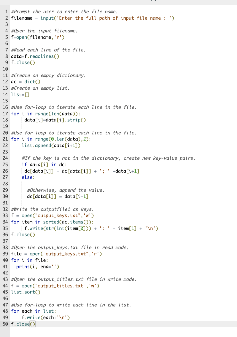 Solved Write a program that first reads in the name of an | Chegg.com