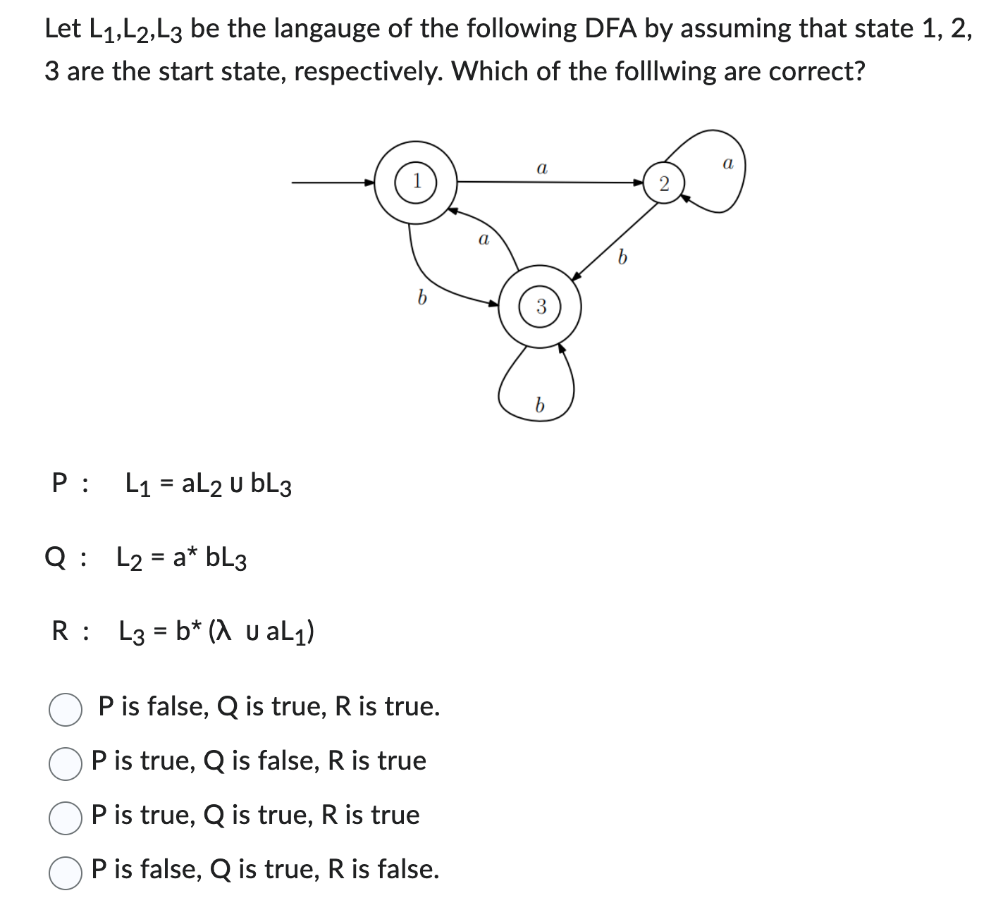 Solved We convert the following NFA to an equivalent DFA | Chegg.com