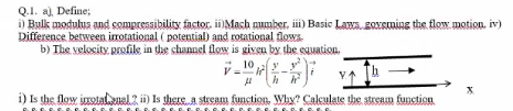 Solved Q.1. a) Define; i) Bulk modulus and compressibility | Chegg.com