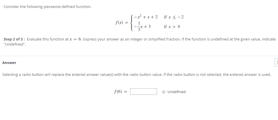 Solved Consider the following piecewise-defined function. if | Chegg.com