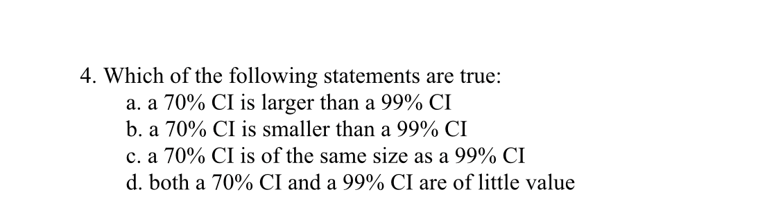 Solved 4. Which of the following statements are true: a. a | Chegg.com