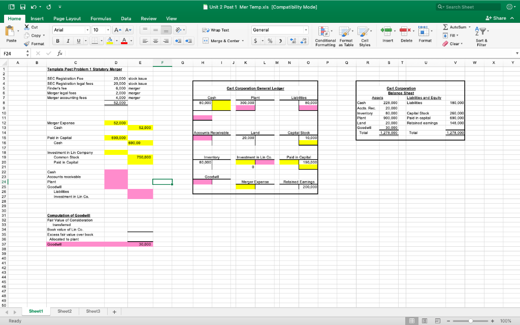 On June 30, 200X Carl Corporation purchased Lin | Chegg.com