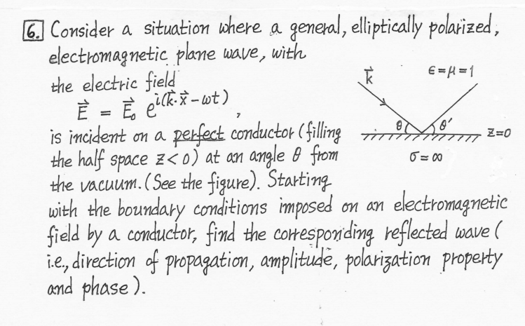 Solved 6. Consider a situation where a general, elliptically | Chegg.com