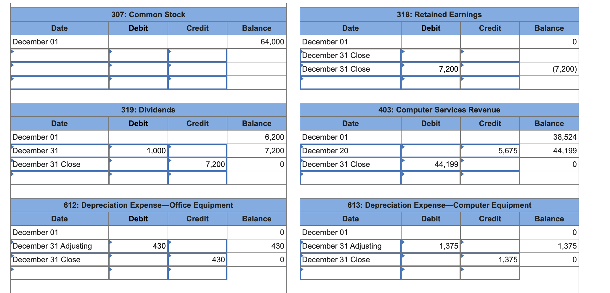 Solved Post the journal entries to record each of the | Chegg.com