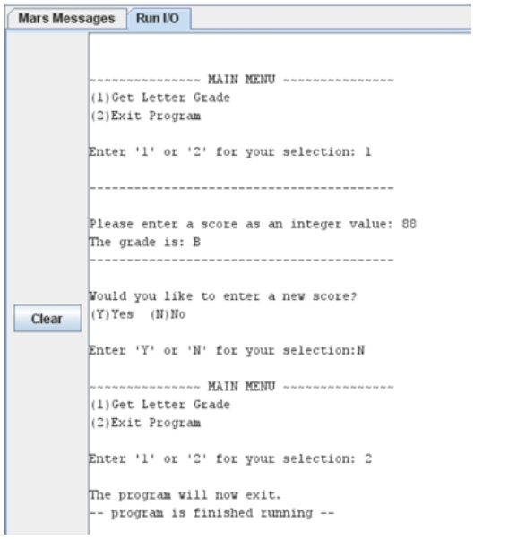 Solved Task 1: Return a Letter Grade from User Input Write | Chegg.com