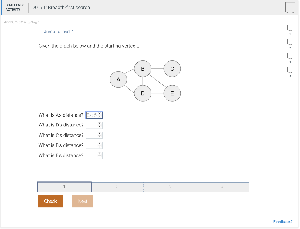 Solved Given the graph below and the starting vertex C : | Chegg.com