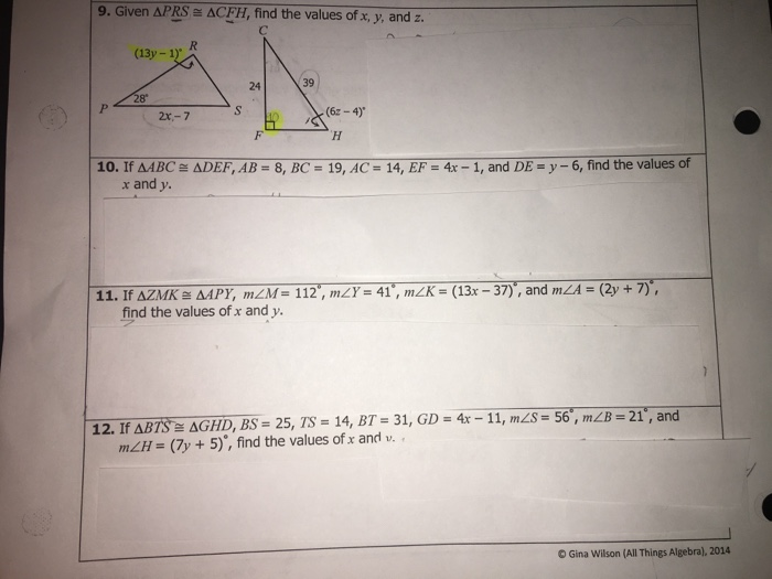 Gina Wilson All Things Algebra 2014 Pythagorean Theorem Answer Key ...