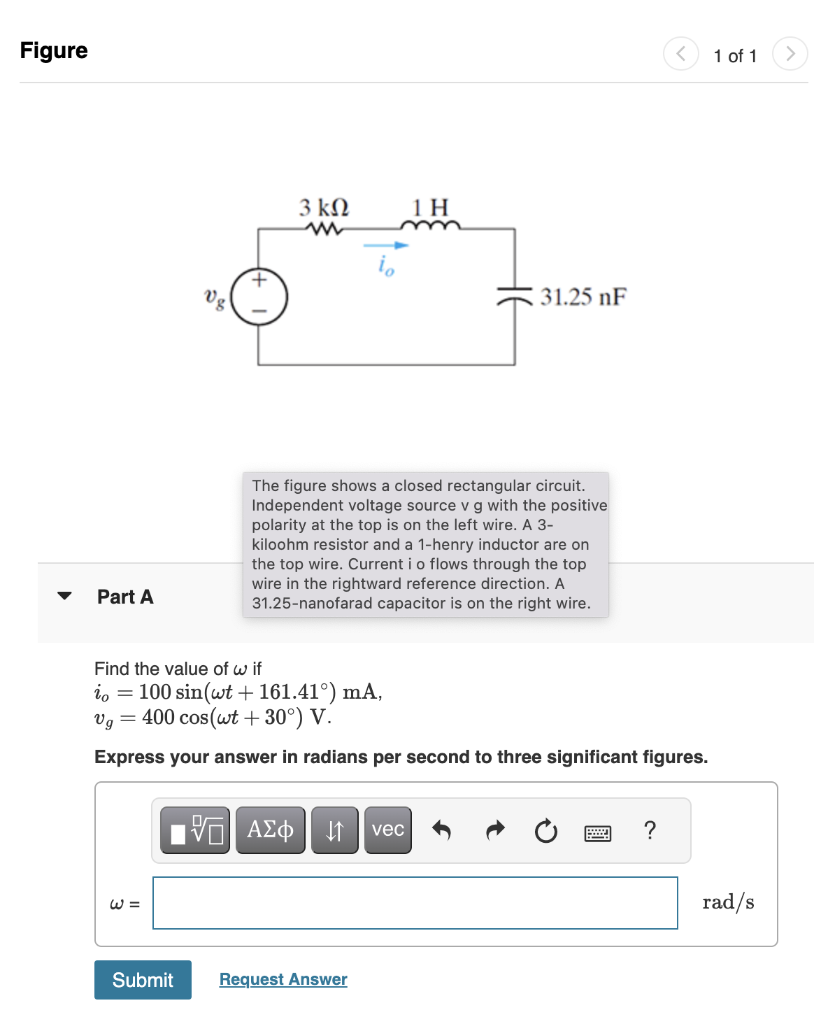 Solved re 1 of 1 The figure shows a closed rectangular | Chegg.com