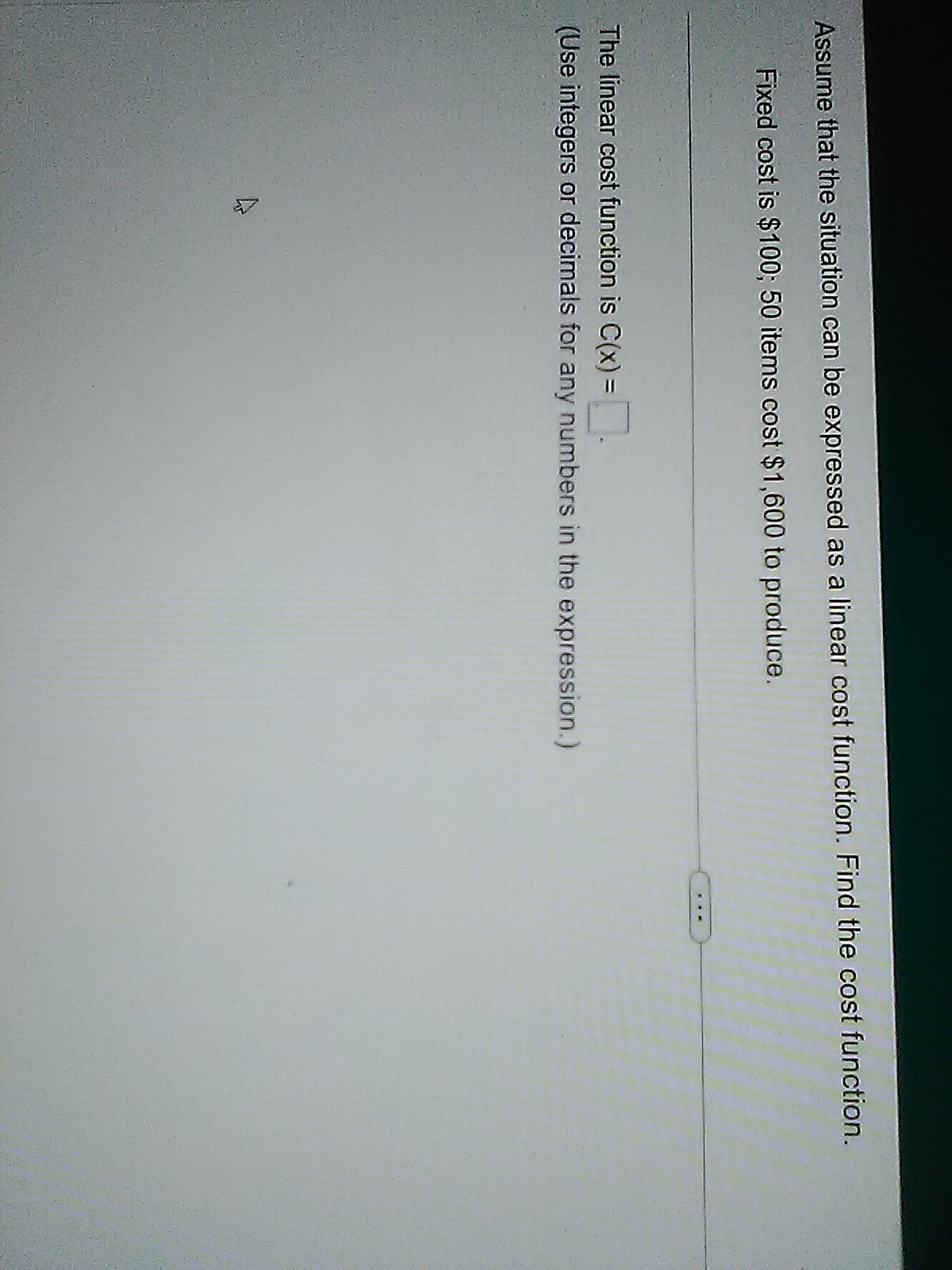 Solved Assume that the situation can be expressed as a | Chegg.com
