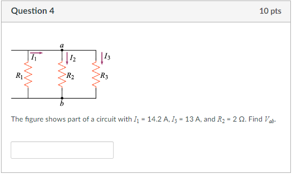 Solved The figure shows part of a circuit with I1=14.2 | Chegg.com