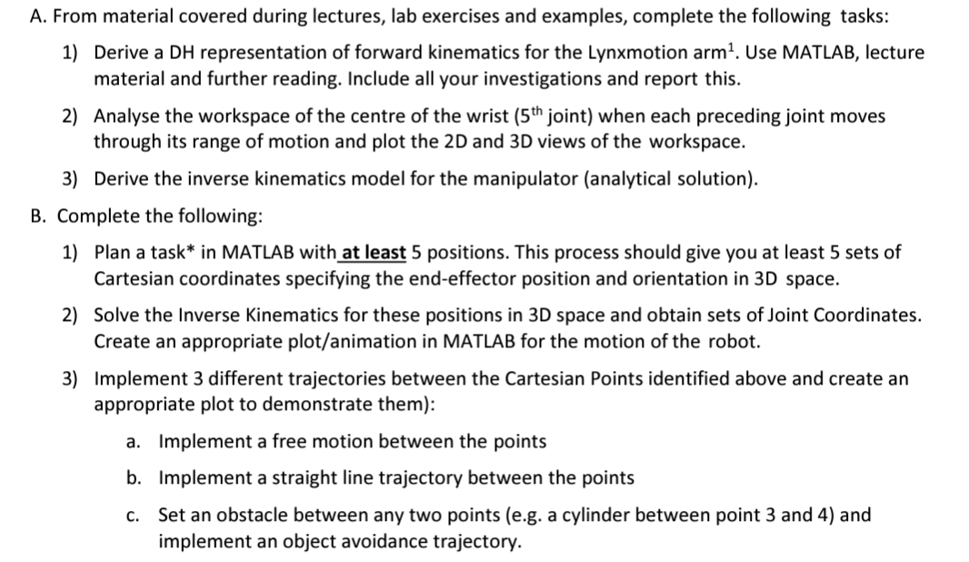 Solved A. ﻿From material covered during lectures, lab | Chegg.com