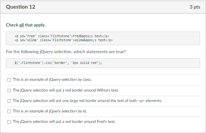 Solved By adding an abstraction layer, jQuery comes closer | Chegg.com