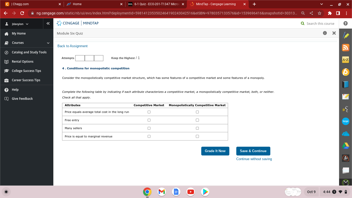 Solved Back to Assignment Attempts Keep the Highest / 1 4. | Chegg.com