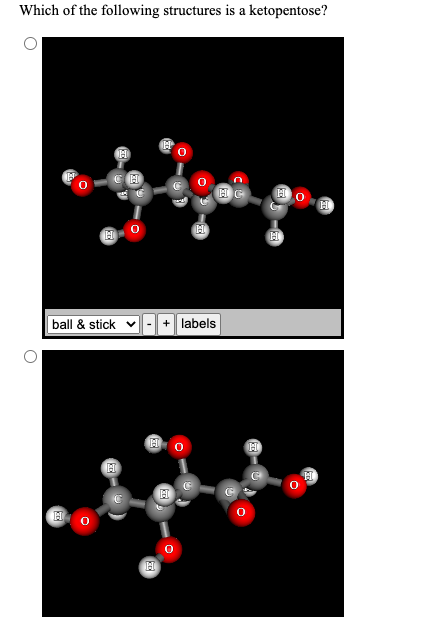 Solved Which of the following structures is a ketopentose? | Chegg.com
