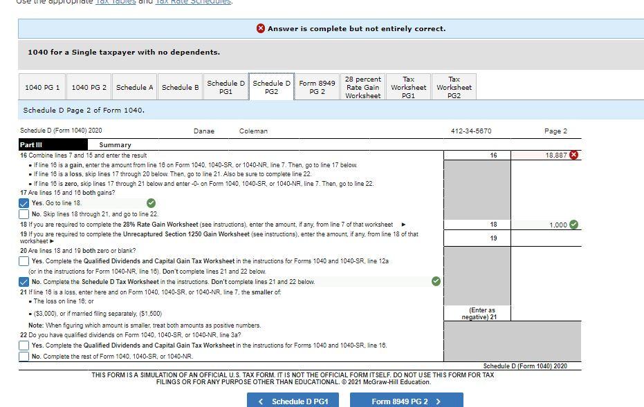 Danae Coleman is single and lives at 5411 Melbourne | Chegg.com